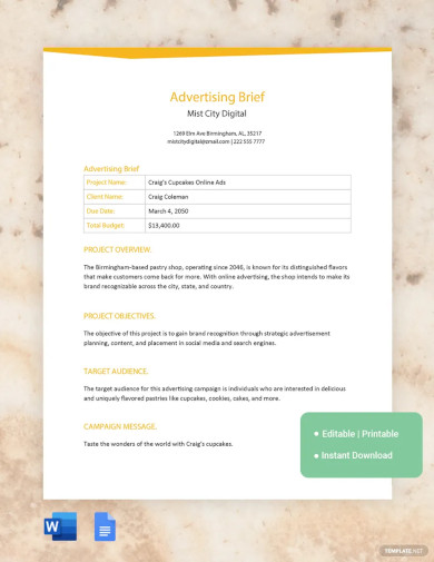 19+ Advertising Examples in PDF | Examples