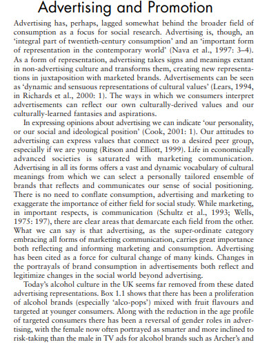 19+ Advertising Examples in PDF | Examples