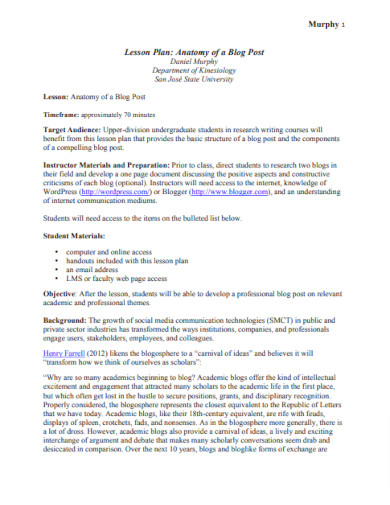 Blog Post - 23+ Examples, PDF, How to Write