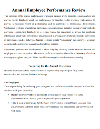 22+ Employee Performance Review - Examples, Google Docs, MS Word, Apple ...