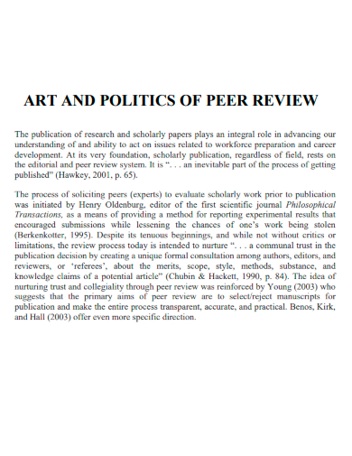 24+ Peer Review - Examples, PDF | Examples