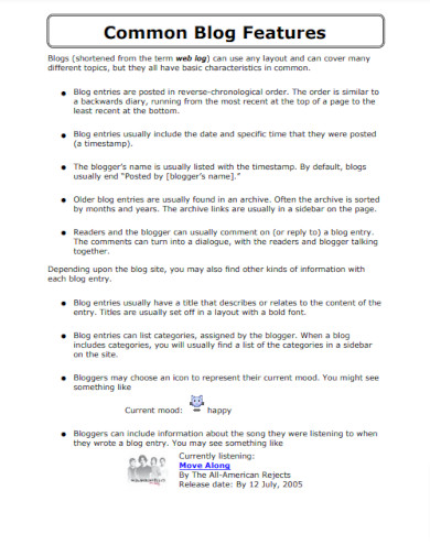 Blog Post - 23+ Examples, PDF, How to Write