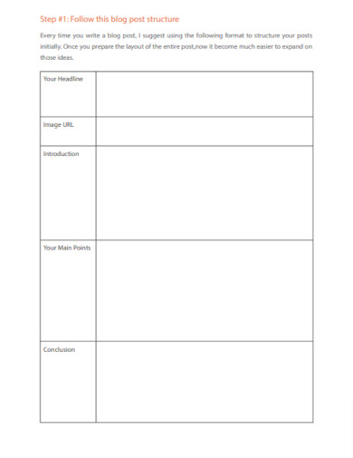 Blog Post - 23+ Examples, PDF, How to Write