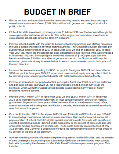 24+ Example Budget - Google Docs, Google Sheets, MS Excel, MS Word ...