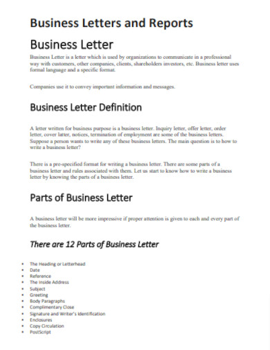 Proper Business Letter - Examples, Word, Google Docs, Apple Pages, PDF ...