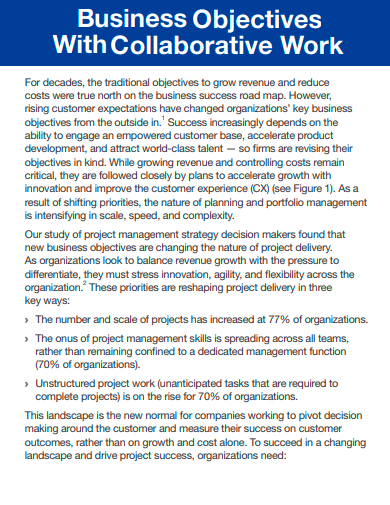 18+ Business Objectives - Examples, PDF | Examples