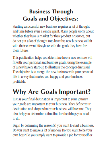18+ Business Objectives - Examples, PDF | Examples