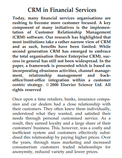 20+ CRM - Examples, Google Docs, MS Word, PDF | Examples