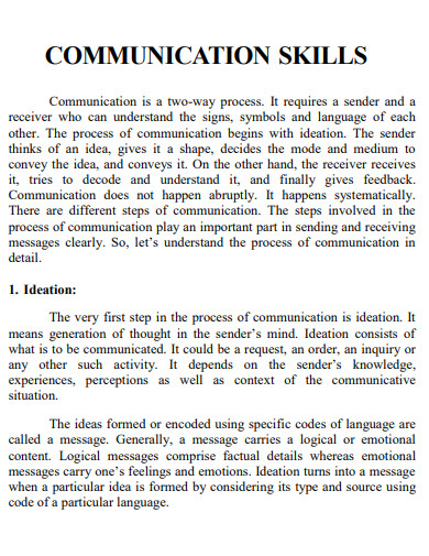 100+ Communication Skills Examples, How to Use, Tips, Download PDF ...