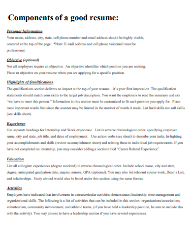 24+ General Resume Objective Examples in PDF, Word, Google Docs, Apple ...