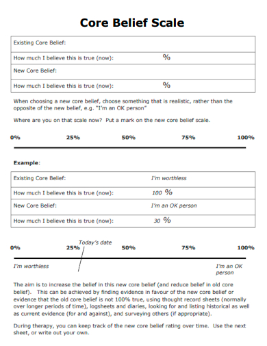 24+ Core Beliefs - Examples, PDF | Examples