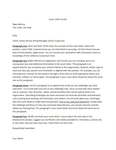 22+ Short Cover Letter - Examples, Word, Google Docs, Apple Pages ...