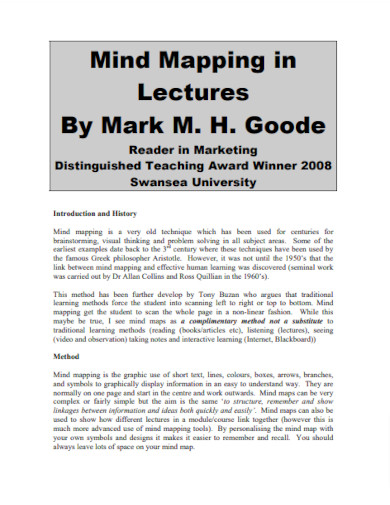 22+ Mind Mapping - Examples, Word, Google Docs, Apple Pages, PDF | Examples