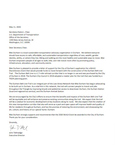 22+ Letter of Support - Examples, Google Docs, Word, Outlook, Apple ...