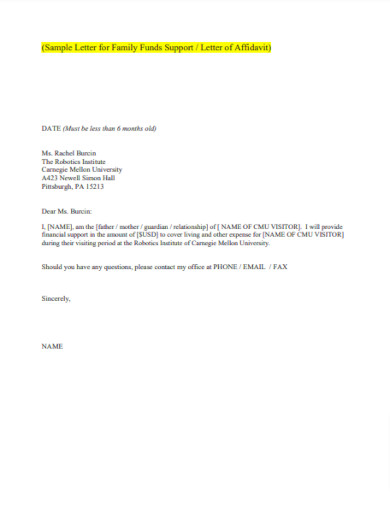 22+ Letter of Support - Examples, Google Docs, Word, Outlook, Apple ...