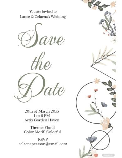 15+ Save The Date - Examples, Google Docs, MS Word, Illustrator, PSD ...