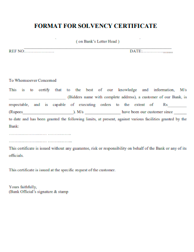 24+ Certificate Format - Examples, PDF | Examples