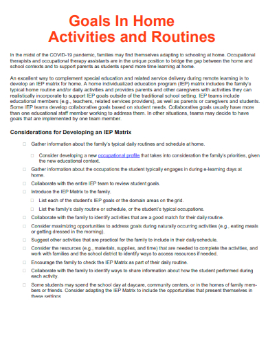 24+ Goals - Examples, PDF | Examples