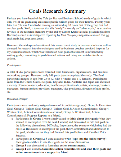 24+ Goals - Examples, PDF | Examples