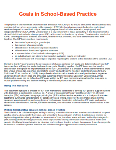 24+ Goals - Examples, PDF | Examples