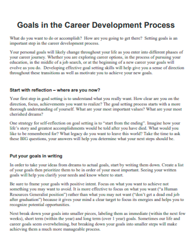 24+ Goals - Examples, PDF | Examples