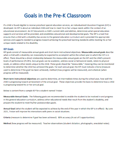 24+ Goals - Examples, PDF | Examples