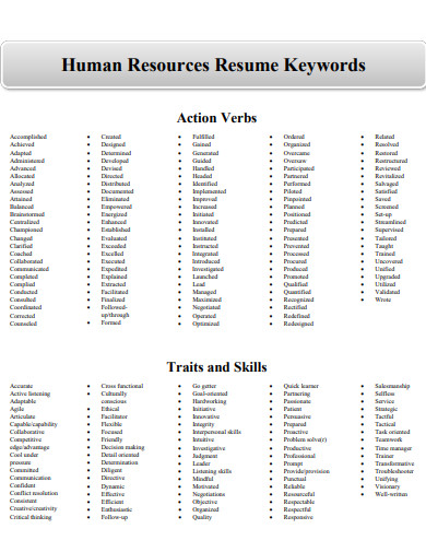19+ Human Resource Examples in Google Docs | Word | Apple Pages | PDF ...