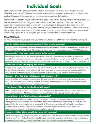 24+ Goals - Examples, PDF | Examples