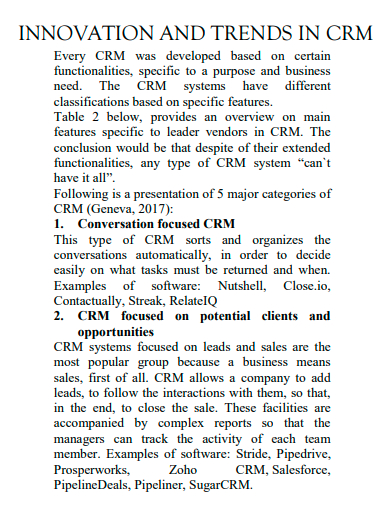 20+ CRM - Examples, Google Docs, MS Word, PDF | Examples