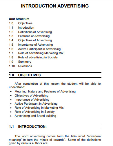 19+ Advertising Examples in PDF | Examples