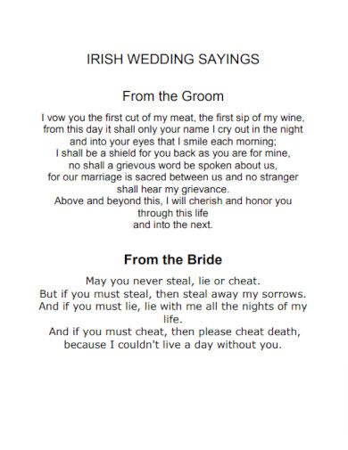 6+ Wedding Toast – Examples, PDF | Examples