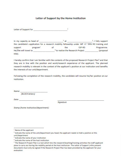 22+ Letter of Support - Examples, Google Docs, Word, Outlook, Apple ...