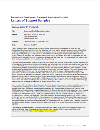 22+ Letter of Support - Examples, Google Docs, Word, Outlook, Apple ...