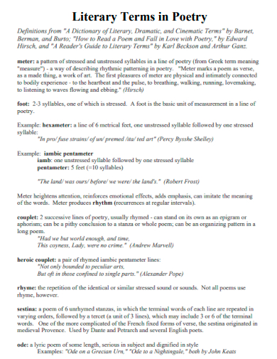 24+ Example for Poetry - Google Docs, MS Word, Apple Pages, PDF | Examples