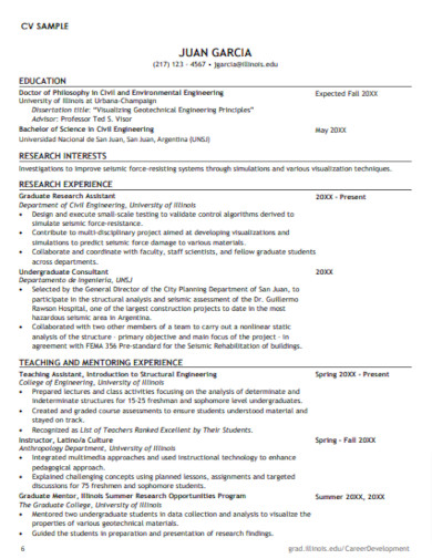 Teaching Resume - Examples, Word, Apple Pages, PSD, PDF | Examples