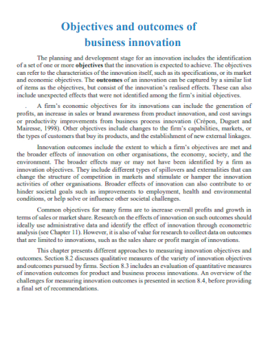 18+ Business Objectives - Examples, PDF | Examples