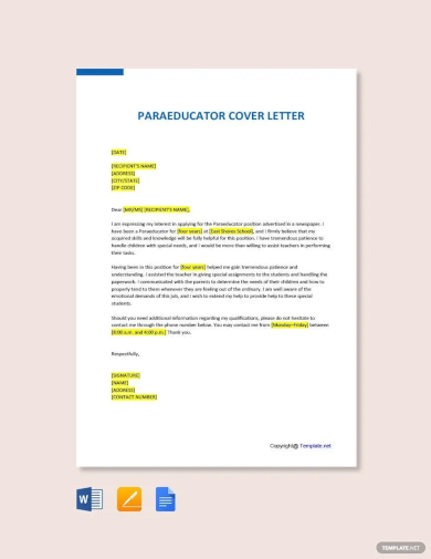Great Cover Letter - Examples, Google Docs, MS Word, Apple Pages, PDF ...