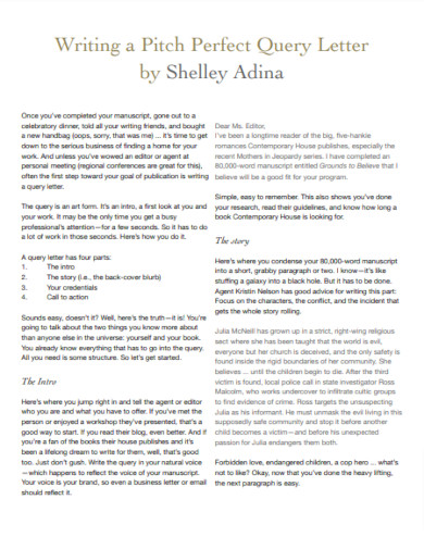 25+ Query Letter - Examples, Word, Google Docs, Apple Pages, PDF | Examples