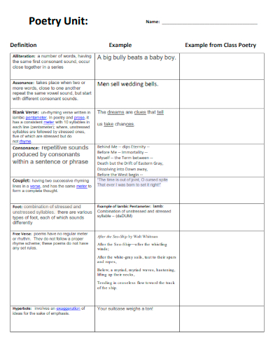 24+ Example for Poetry - Google Docs, MS Word, Apple Pages, PDF | Examples
