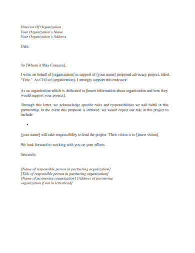 22+ Letter of Support - Examples, Google Docs, Word, Outlook, Apple ...