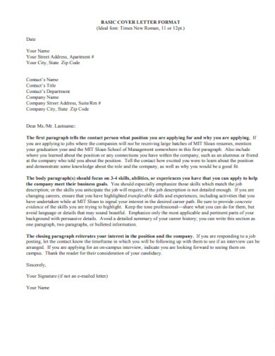 22+ Short Cover Letter - Examples, Word, Google Docs, Apple Pages ...