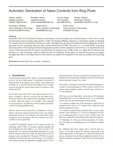 Blog Post - 23+ Examples, PDF, How to Write