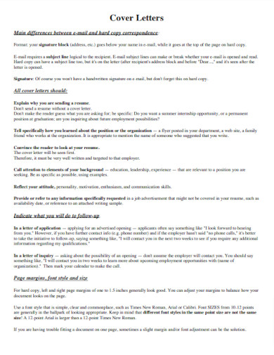 22+ Short Cover Letter - Examples, Word, Google Docs, Apple Pages ...
