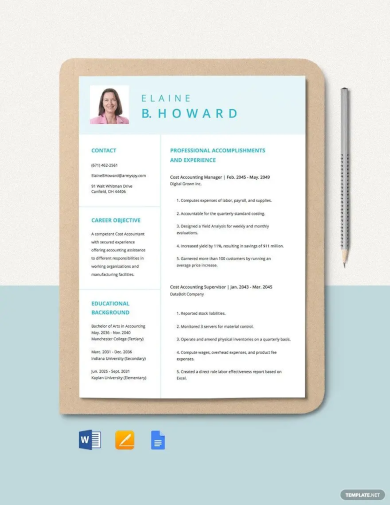 Sample Resumes - Example, Publisher, PSD, Apple Pages, InDesign ...