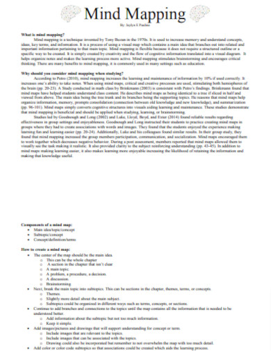 22+ Mind Mapping - Examples, Word, Google Docs, Apple Pages, PDF | Examples