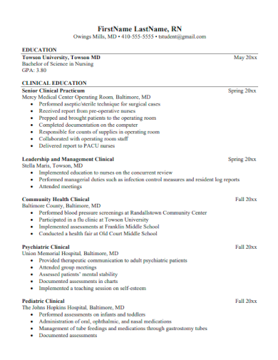 18+ Nurse Resume - Examples, Word, Apple Pages, PDF | Examples
