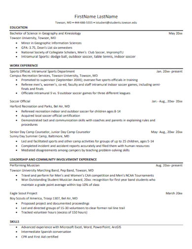 Sample Resumes - Example, Publisher, PSD, Apple Pages, InDesign ...