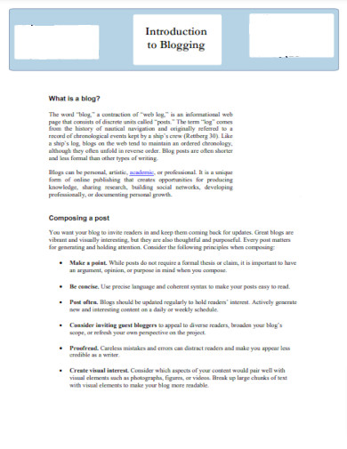 Blog Post - 23+ Examples, PDF, How to Write
