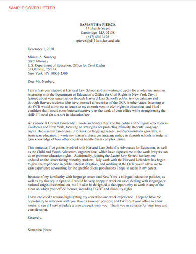 22+ Short Cover Letter - Examples, Word, Google Docs, Apple Pages ...