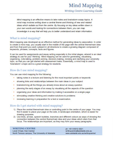 22+ Mind Mapping - Examples, Word, Google Docs, Apple Pages, PDF | Examples